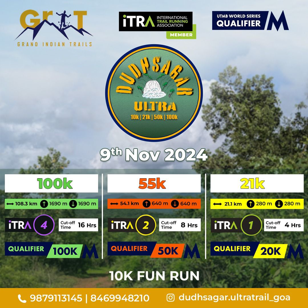 Dudhsagar Ultra Trail, Goa
